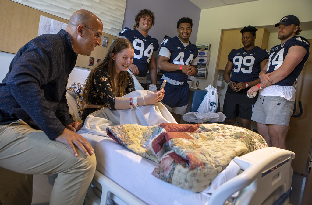 Hospital Visit Lifts Players From Their 'Football Bubble'